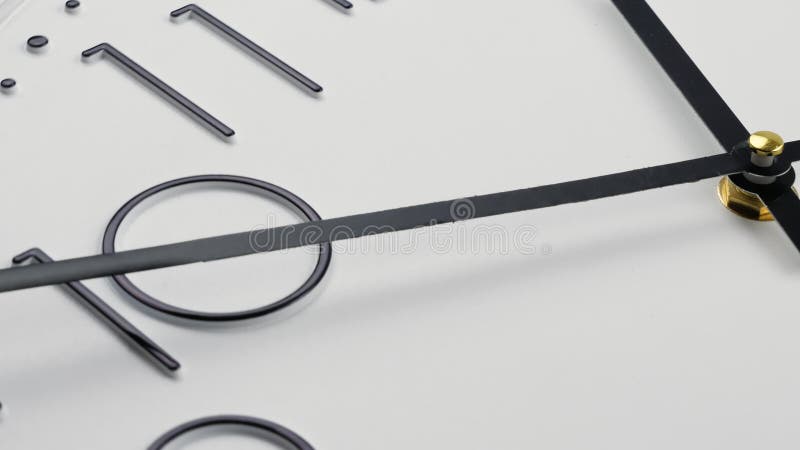 Clock Hands Rotating Closeup Stock Footage - Video of time, interval ...