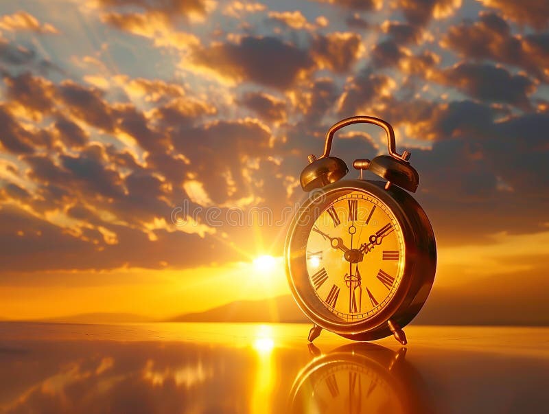 Spring Forward for Daylight Savings Time Stock Illustration ...