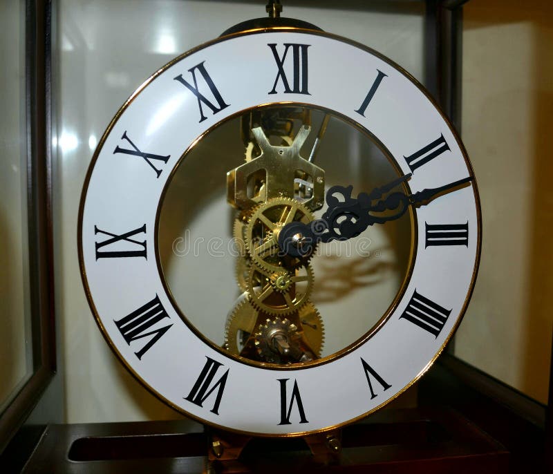 Clock Face through time stock image. Image of clockwork - 76094697