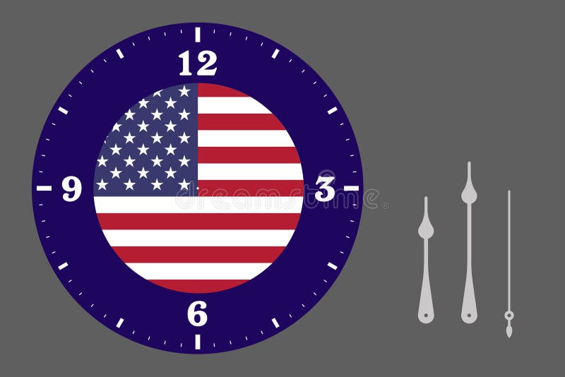 Clock Face - Symbol of Flag of Confederate States Stock Illustration ...