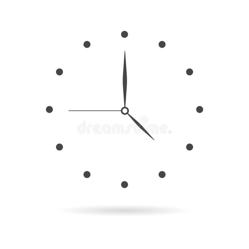 Clock face vector stock vector. Illustration of design - 122121360
