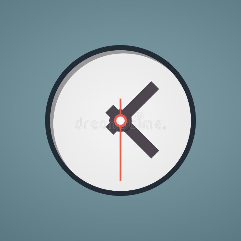 Clock Face. Vector. Set Up Your Time Stock Vector - Illustration of ...