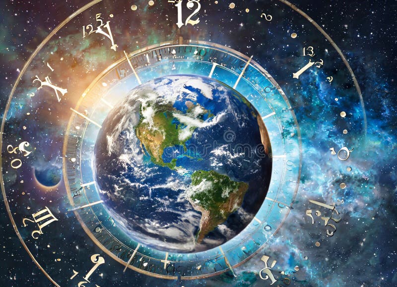 Time and space stock illustration. Illustration of noon - 296081170