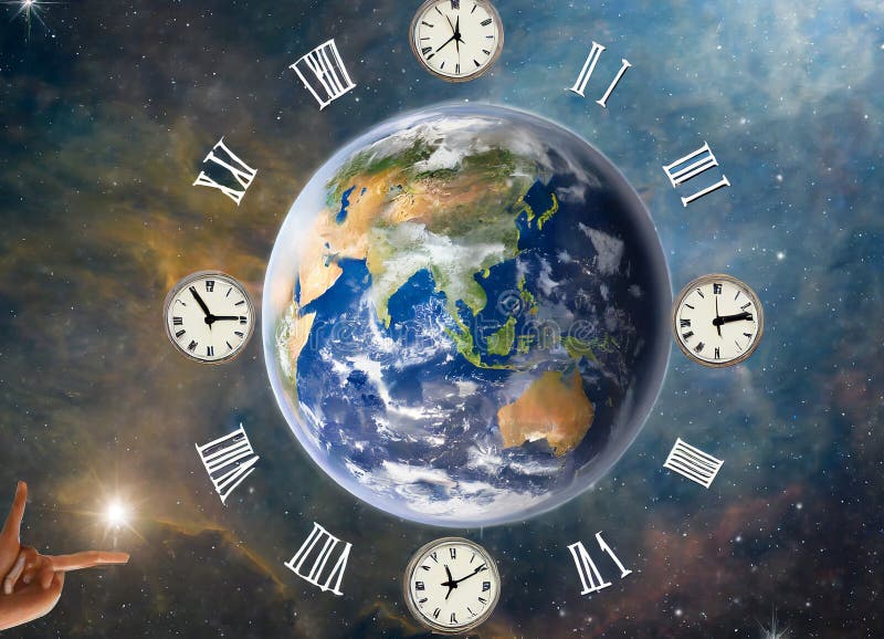 Time and space stock illustration. Illustration of noon - 296090555