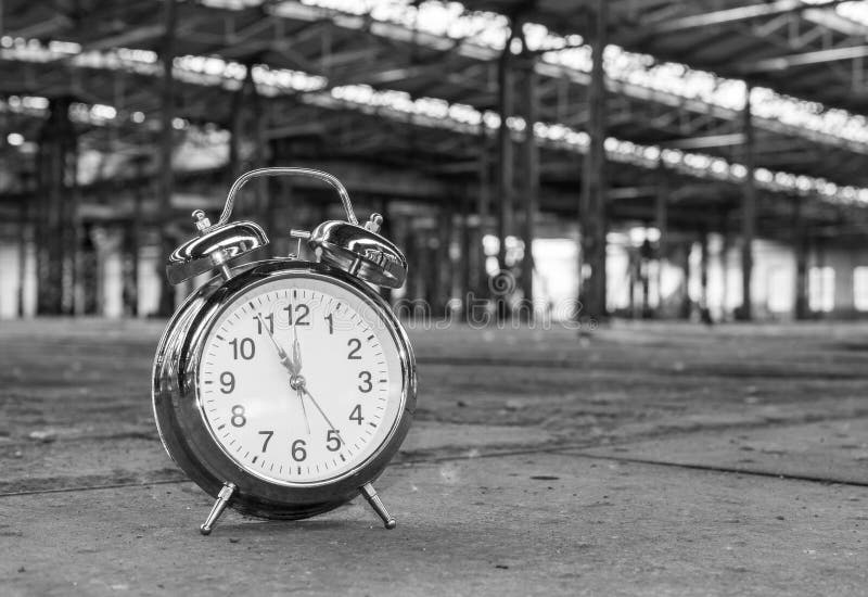 Clock in factory stock image. Image of technology, decay - 193381263