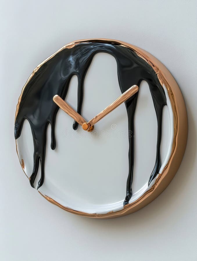 This Clock Features Melting Hands Draping Over a Smooth Surface ...