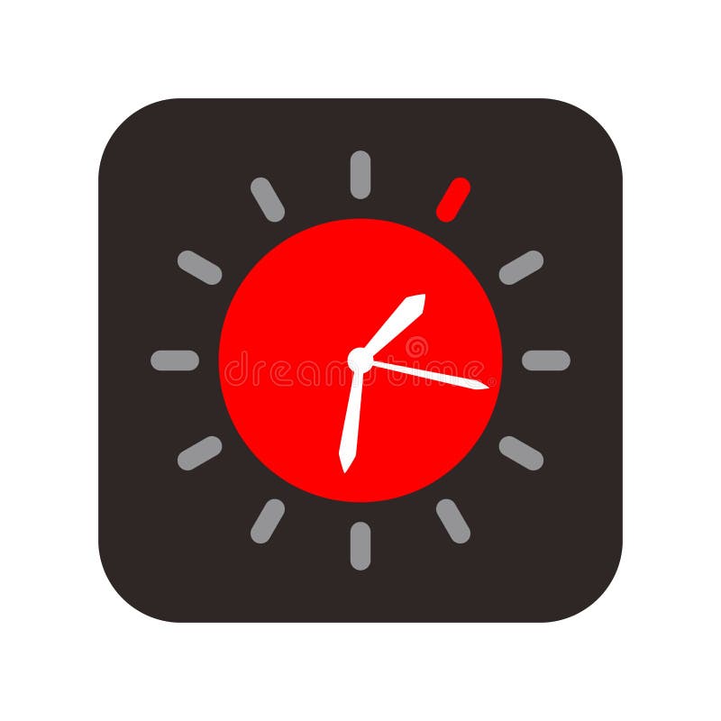 Clock Flat Fashion Icon Design, Watch Icon, Vector Stock Vector ...