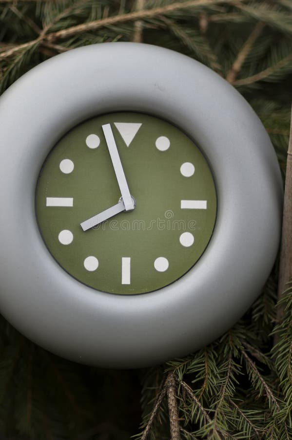 Clock in a Forest stock image. Image of front, concept - 52177817