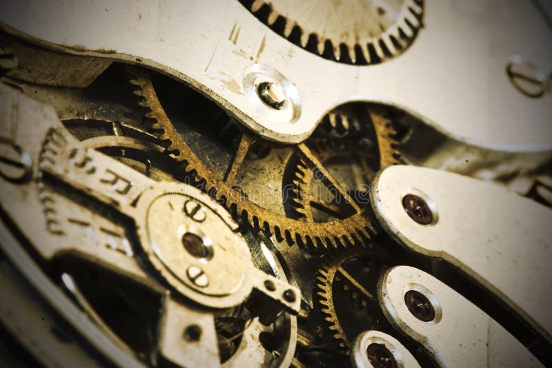 Clock gear set stock image. Image of connection, abstract - 56984389