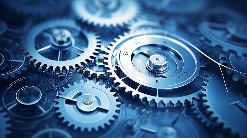 Clock Gears, Clock Background, Working Mechanism, Stock Image - Image ...