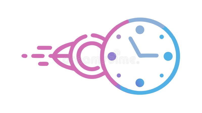 Clock with Gears, Time Management, Vector Design Generative AI Stock ...