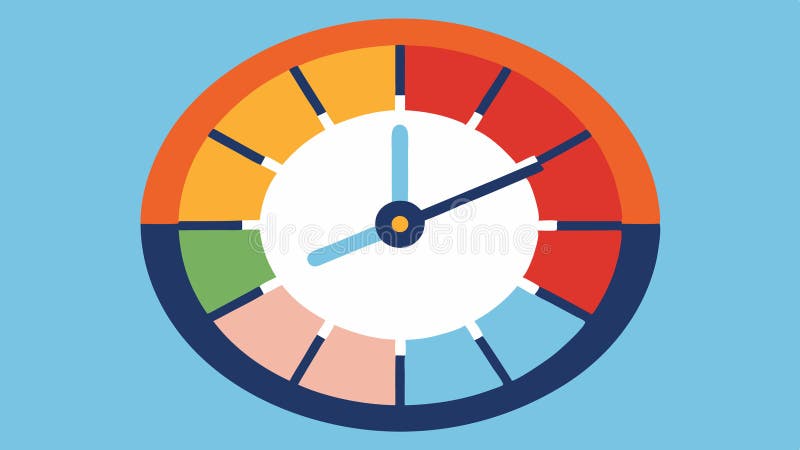 Clock with Goals a Clock Face Where Each Hour is Labeled with a ...