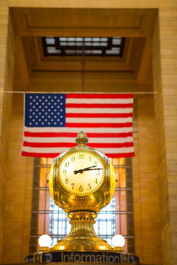 Clock at Grand Central Station Stock Photo - Image of grand, manhattan ...