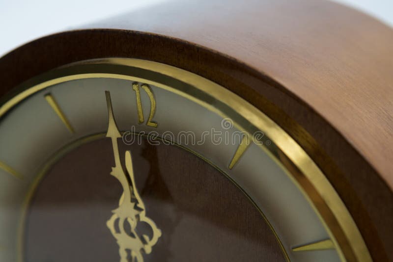 Clock Hands Reaching 12 Clock Midnight Stock Photo - Image of people ...