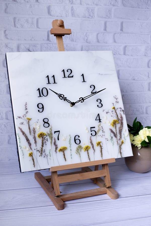 Clock. Clock Hands. Clock on the Table on the Easel Stock Photo - Image ...