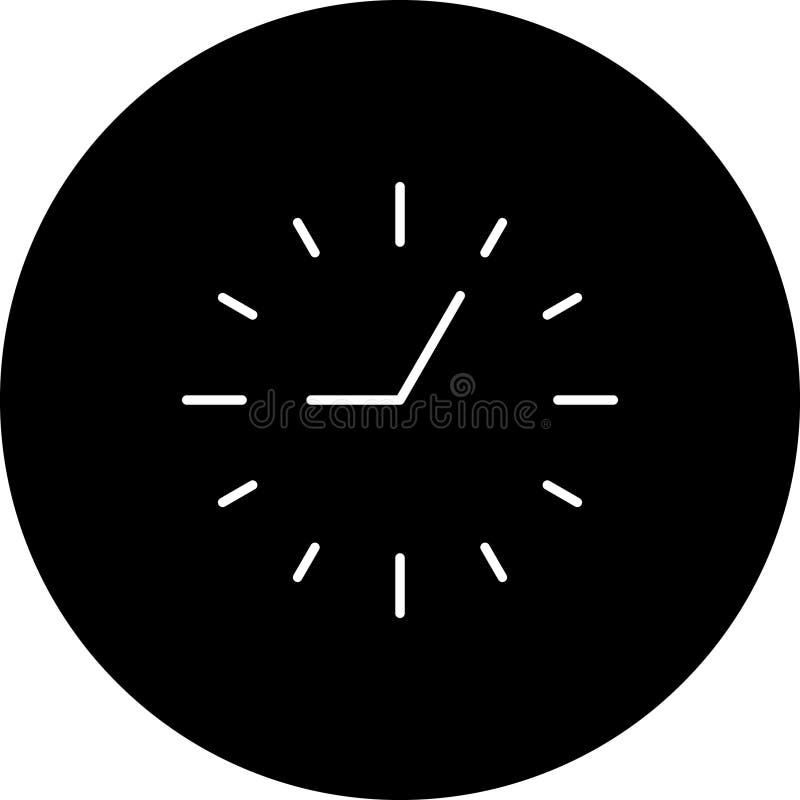 Clock Icon. Hour Marker, am, PM Clock, Watch Vector Symbol Stock ...
