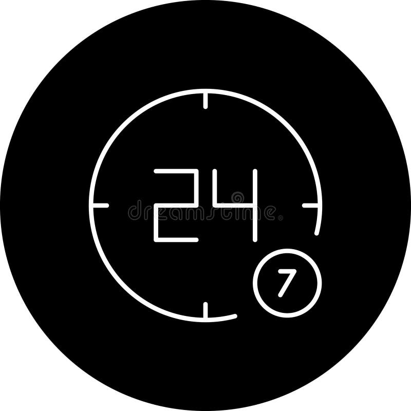 Clock Icon. Hour Marker, am, PM Clock, Watch Vector Symbol Stock ...