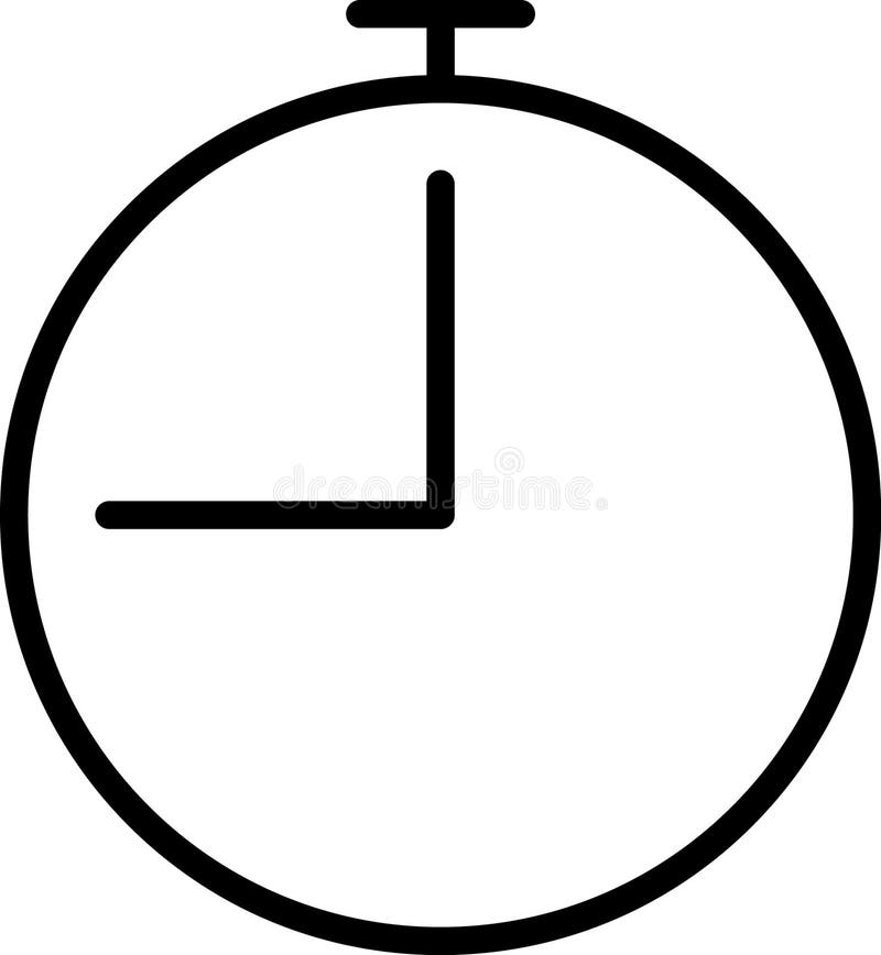 Clock Icon. Hour Marker, am, PM Clock, Watch Vector Symbol. Time and ...
