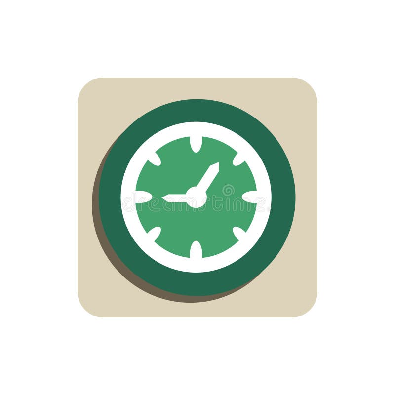 Clock Icon Illustration stock illustration. Illustration of data ...