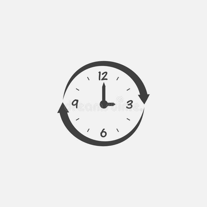 Backwards Clock Stock Illustrations – 254 Backwards Clock Stock ...