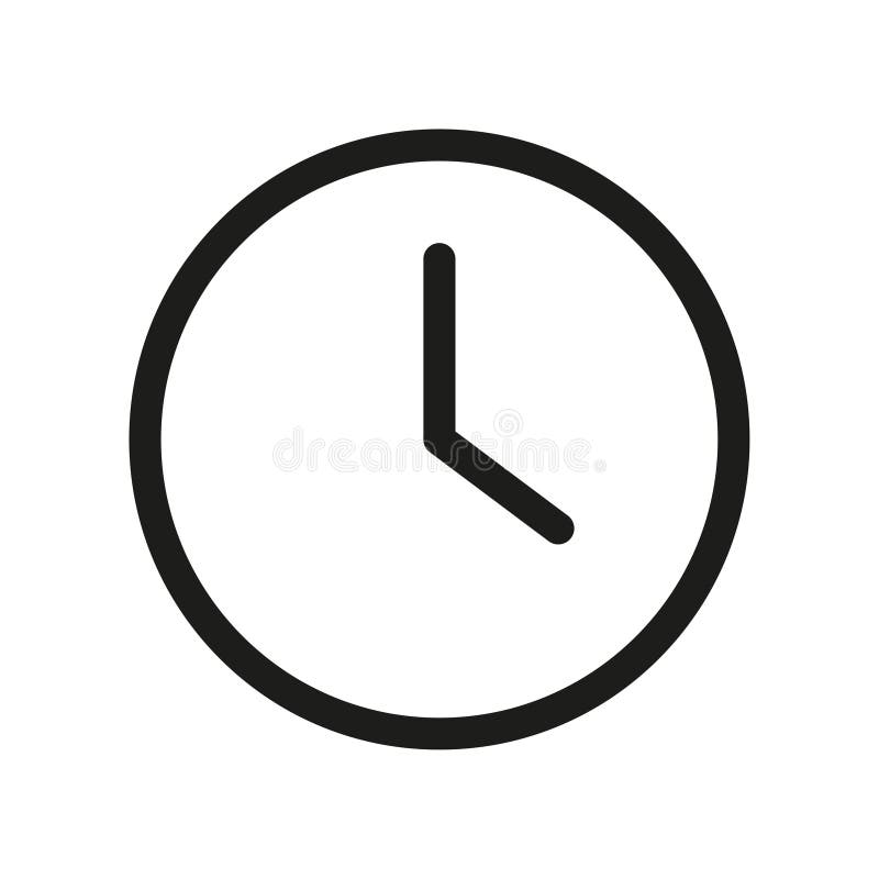 Clock Icon Logo. Vector Illustration. EPS 10 Stock Vector ...
