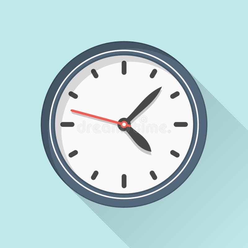 Clock stock vector. Illustration of long, icon, time - 88313910