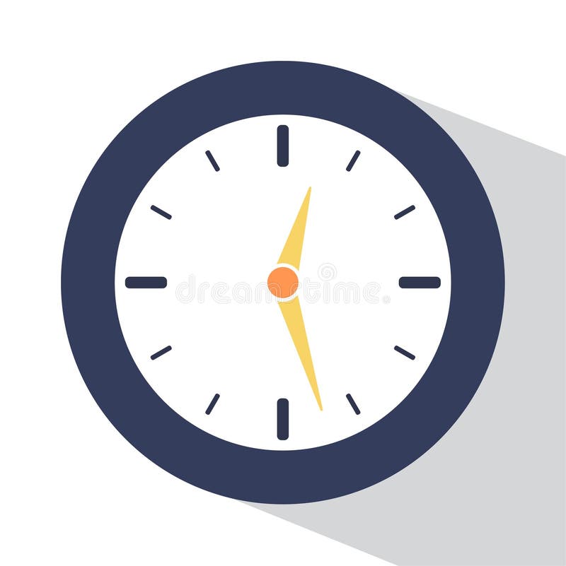 Clock Face Shadow White Background Stock Illustrations – 1,067 Clock ...