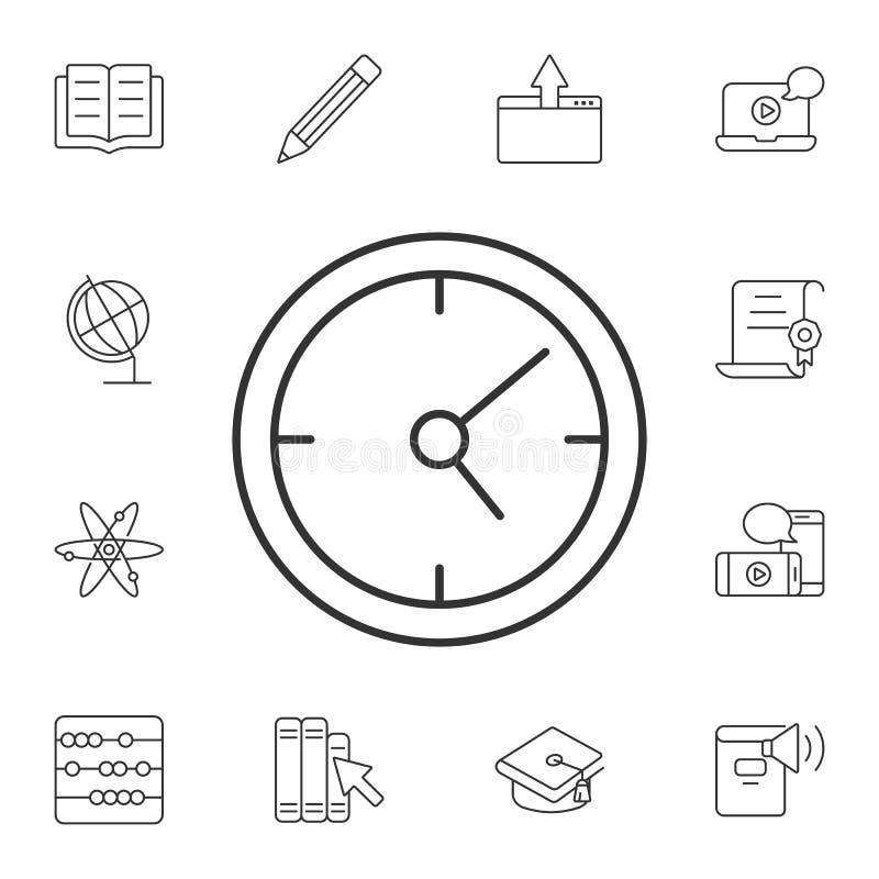 Alarm Time with Heart Icon. Simple Element Illustration. Alarm Time ...