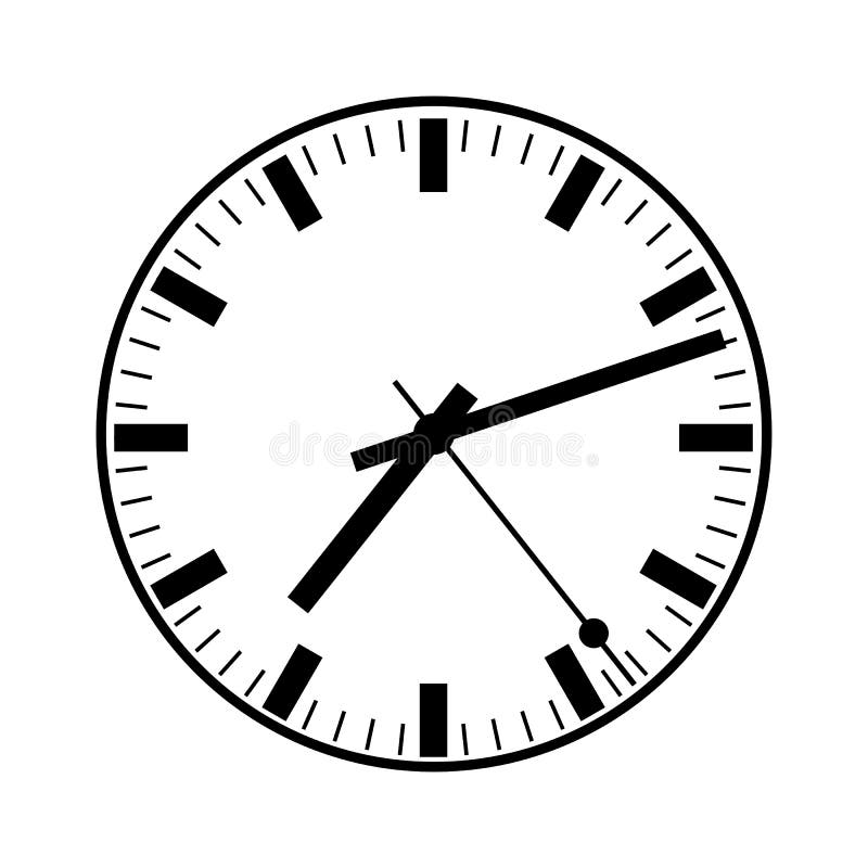 Clock icon simple stock vector. Illustration of clock - 78832602
