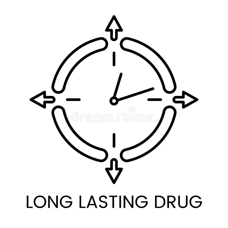 A Clock Icon Surrounded by Directional Arrows, Representing Continuous ...