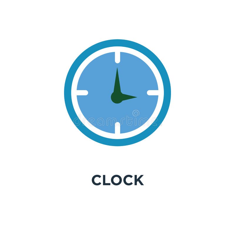 Clock Icon. Clock, Time Concept Symbol Design, Alarm Clock Sign Stock ...