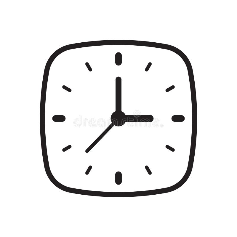 Clock icon, time icon. stock vector. Illustration of time - 272259697
