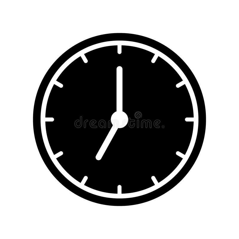 Clock icon, time icon. stock vector. Illustration of time - 272259697