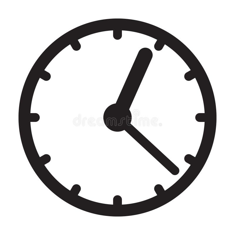 Clock Time with Exclamation Mark. Expire Icon. Delay Symbol. Deadline ...
