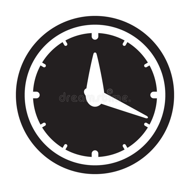 Clock Time with Exclamation Mark. Expire Icon. Delay Symbol. Deadline ...