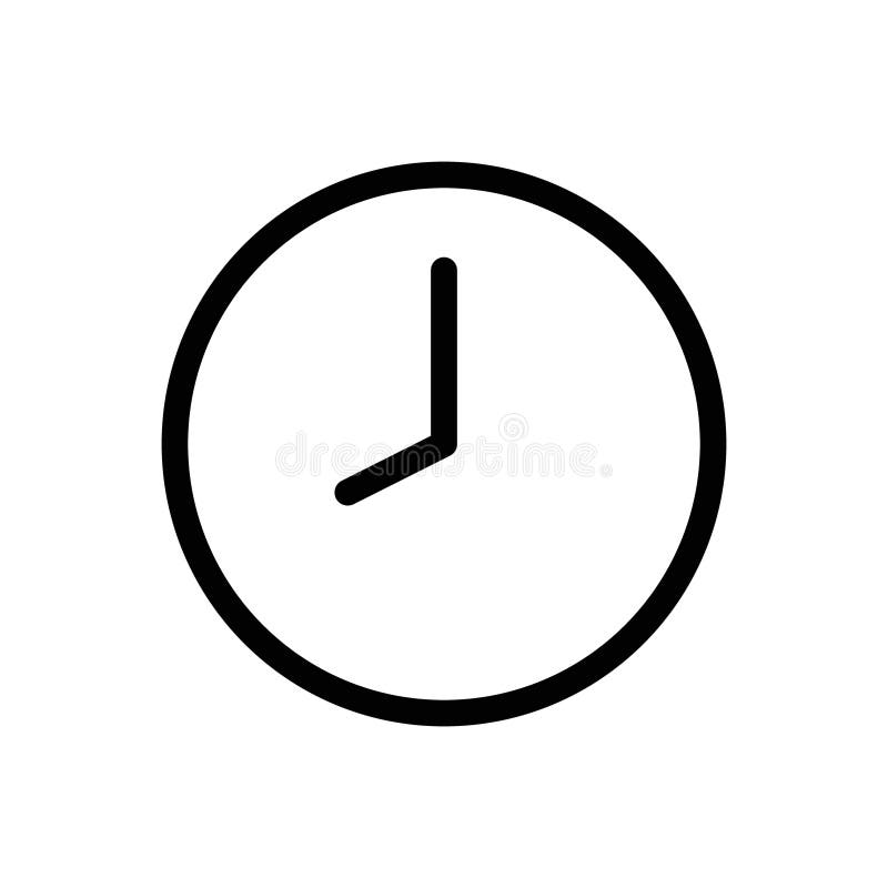 Clock Icon for Time Management, Scheduling, and Alarm Clock Designs ...