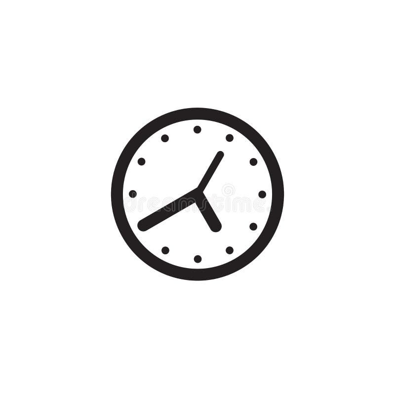 Clock Icon Graphic. Simple Vector Element Illustration Stock ...