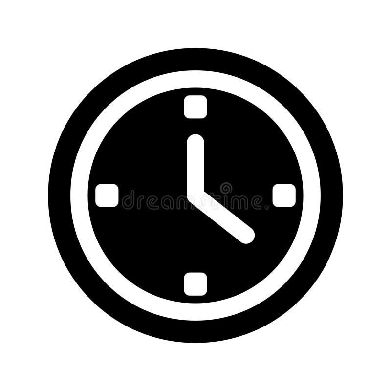 Clock icon, time icon. stock vector. Illustration of icon - 273427015