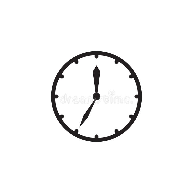 Clock Time with Exclamation Mark. Expire Icon. Delay Symbol. Deadline ...