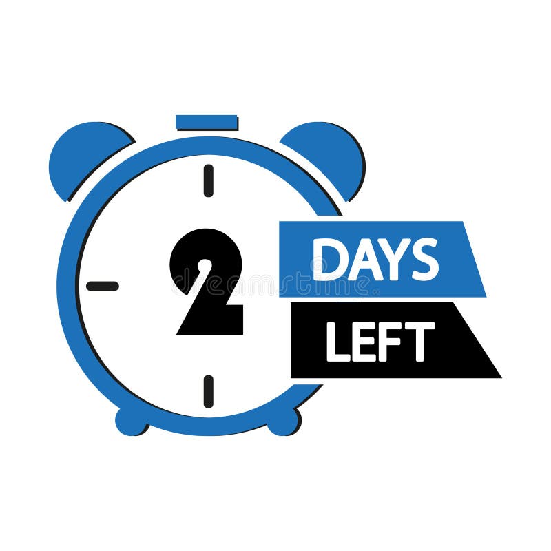 Two Days Left Stock Illustrations – 2,073 Two Days Left Stock ...