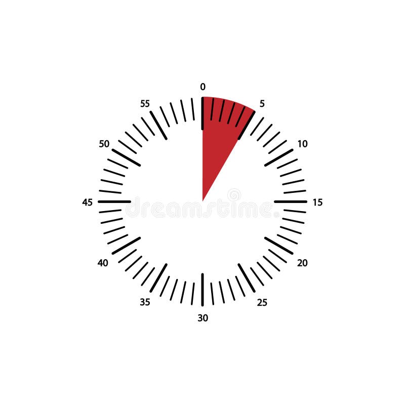 Clock Icon, Vector Alarm Icon, Timer Symbol Stock Illustration ...