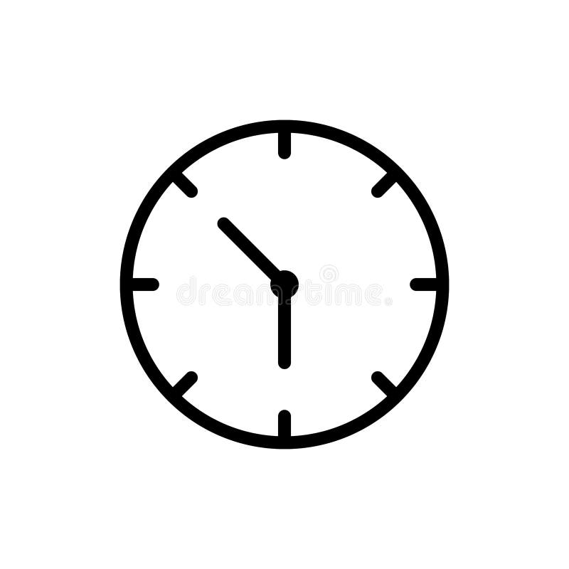 Clock Icon Vector Design Templates Stock Vector - Illustration of ...