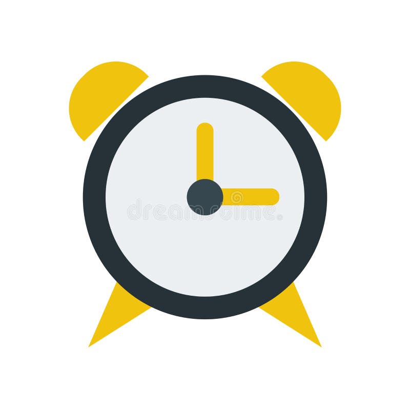Clock Icon. Clock, Time Concept Symbol Design, Alarm Clock Sign Stock ...