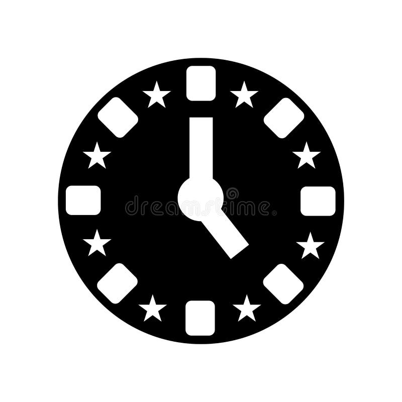 Sun Clock Icon Vector Isolated On White Background, Sun Clock Sign ...