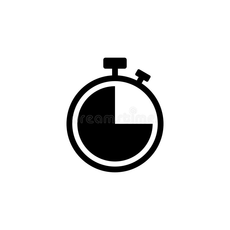 Clock Icon . Time Icon Vector. Time Icon Symbol Stock Vector ...