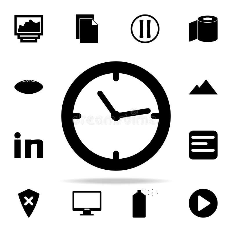 Clock Icon. Web Icons Universal Set for Web and Mobile Stock ...