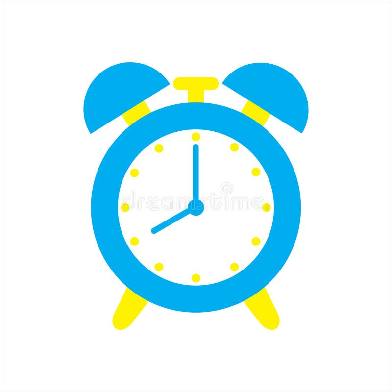 Clock Illustration Icon Vector Stock Vector - Illustration of text ...