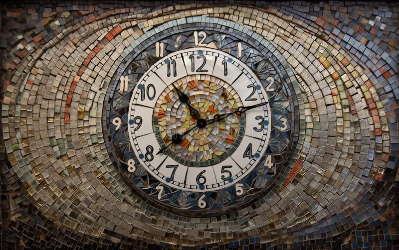 Clock, Illustration of Passing Time Stock Illustration - Illustration ...