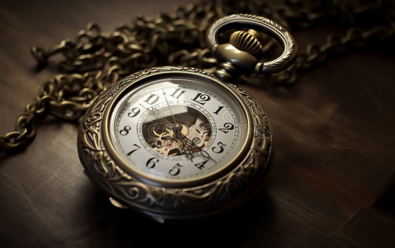 Clock, Illustration of Passing Time Stock Illustration - Illustration ...