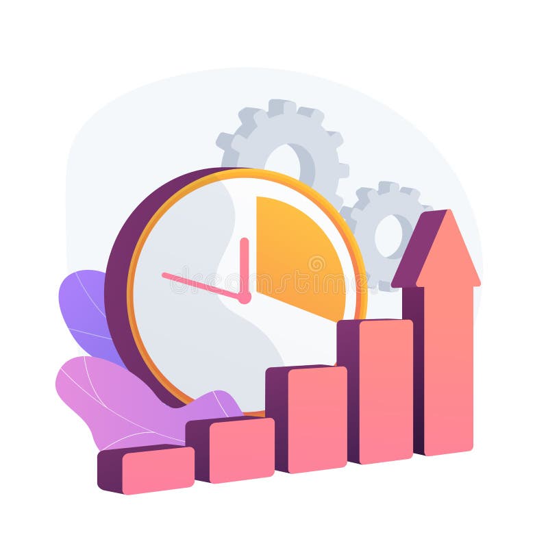 Effective Time Managementt Vector Concept Metaphor Stock Vector ...